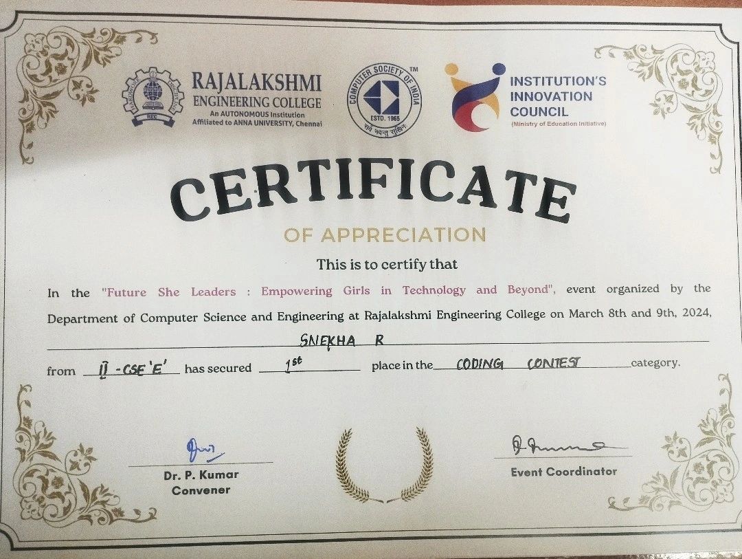 #coding #achievement #winner #alwayslearning #techcommunity | SNEKHA ... #coding #achievement #winner #alwayslearning #techcommunity | SNEKHA ...