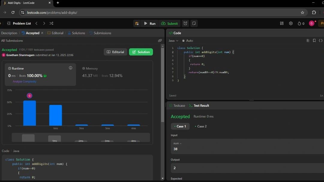 Gowtham Kumar. S on LinkedIn: #day12 #leetcode #consistancy #java # ... Gowtham Kumar. S on LinkedIn: #day12 #leetcode #consistancy #java # ...