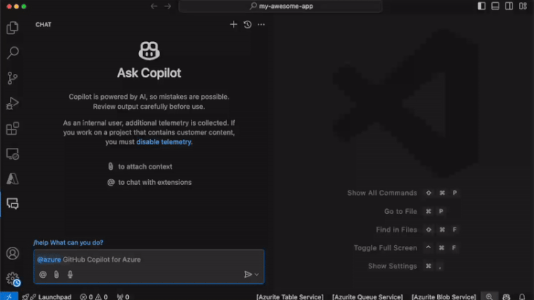 Lara Ghaddar on LinkedIn: #azure #githubcopilot #vscode # ... Lara Ghaddar on LinkedIn: #azure #githubcopilot #vscode # ...