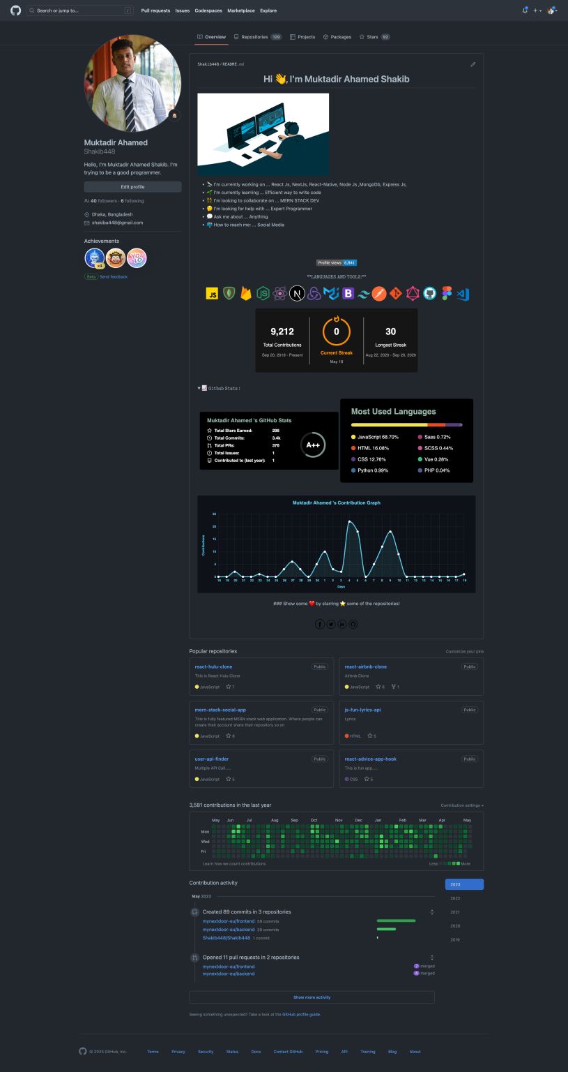 Muktadir Ahamed Shakib on LinkedIn: #github #reactjs #javascript # ... Muktadir Ahamed Shakib on LinkedIn: #github #reactjs #javascript # ...