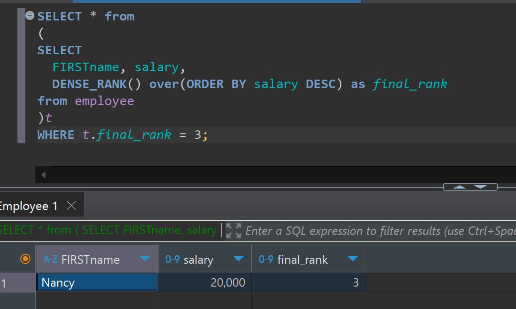 Raj Sekhar Kavirayani on LinkedIn: #sql #datascience #programming # ... Raj Sekhar Kavirayani on LinkedIn: #sql #datascience #programming # ...