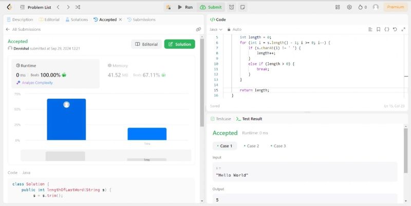 Dev Vishal on LinkedIn: Leetcode Program using Java Language! Program 8..! Dev Vishal on LinkedIn: Leetcode Program using Java Language! Program 8..!