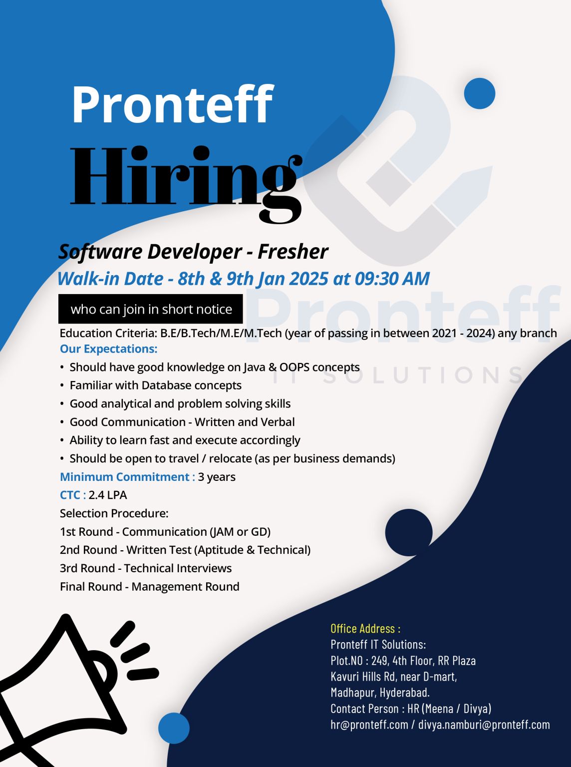 Pronteff IT Solutions on LinkedIn: #pronteff #hiring #software # ... Pronteff IT Solutions on LinkedIn: #pronteff #hiring #software # ...