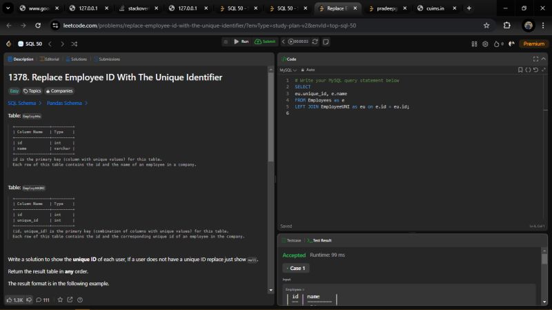 Pradeep Kumar on LinkedIn: #sqlchallenge #leetcode #learning #mysql #day5 Pradeep Kumar on LinkedIn: #sqlchallenge #leetcode #learning #mysql #day5