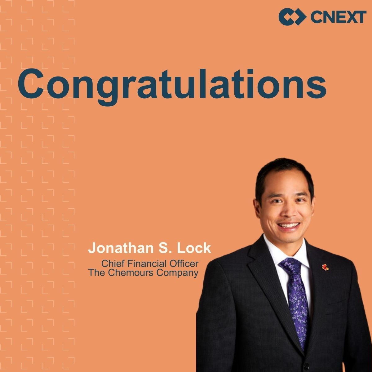Cherie Huey on LinkedIn: #promotion #cfo #chemourscompany #generate #cnext Cherie Huey on LinkedIn: #promotion #cfo #chemourscompany #generate #cnext