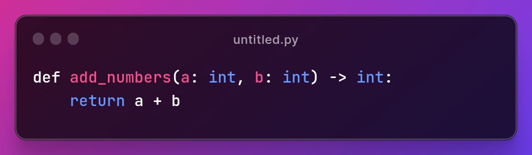 Mixomate on LinkedIn: βοΈπ Advanced Python: Type Hinting Optimize your ... Mixomate on LinkedIn: βοΈπ Advanced Python: Type Hinting Optimize your ...