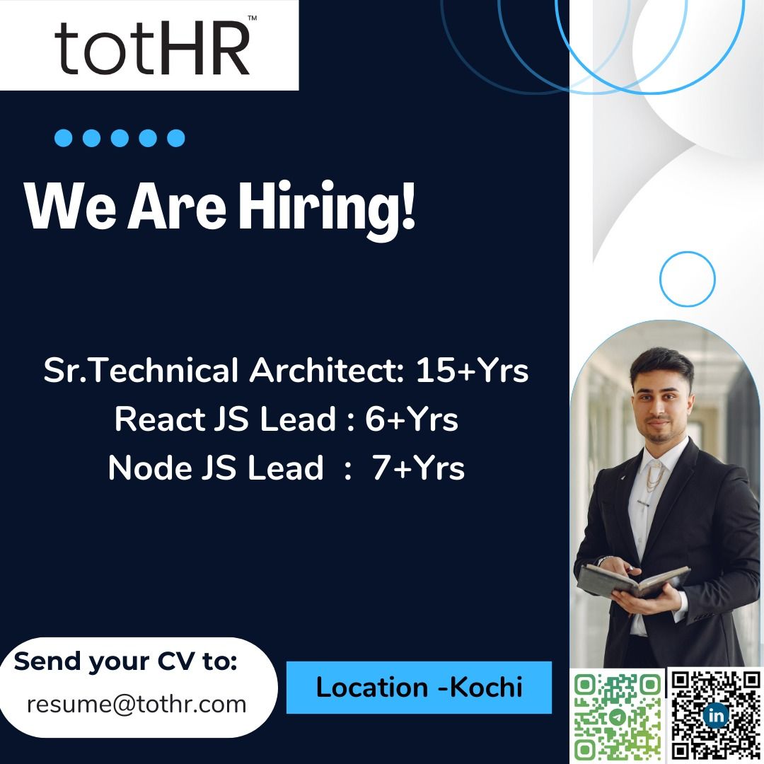 totHR on LinkedIn: #technicalarchitect #javascript #python #node # ... totHR on LinkedIn: #technicalarchitect #javascript #python #node # ...