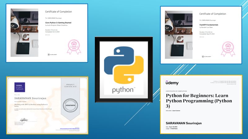 Saravanan Sourirajan on LinkedIn: #python #pluralsight #udemy #coursera Saravanan Sourirajan on LinkedIn: #python #pluralsight #udemy #coursera