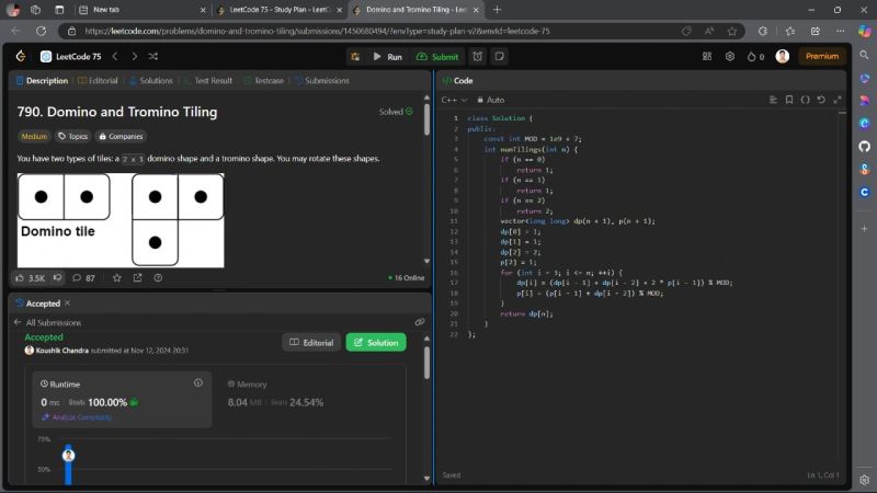 Koushik Chandra on LinkedIn: #leetcode75 #leetcode #codingchallenge ... Koushik Chandra on LinkedIn: #leetcode75 #leetcode #codingchallenge ...
