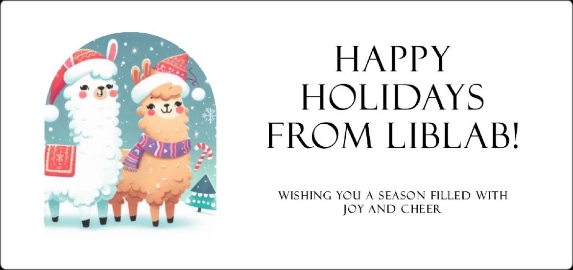 liblab on LinkedIn: Happy holidays from liblab. liblab on LinkedIn: Happy holidays from liblab.