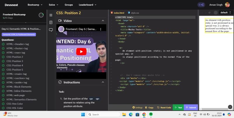 Aman Singh on LinkedIn: #365days365learning #html #css #webdesign # ... Aman Singh on LinkedIn: #365days365learning #html #css #webdesign # ...