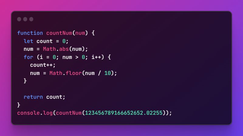 Avinash Sharma on LinkedIn: basic 🐣 function in javaScript to count the ... Avinash Sharma on LinkedIn: basic 🐣 function in javaScript to count the ...