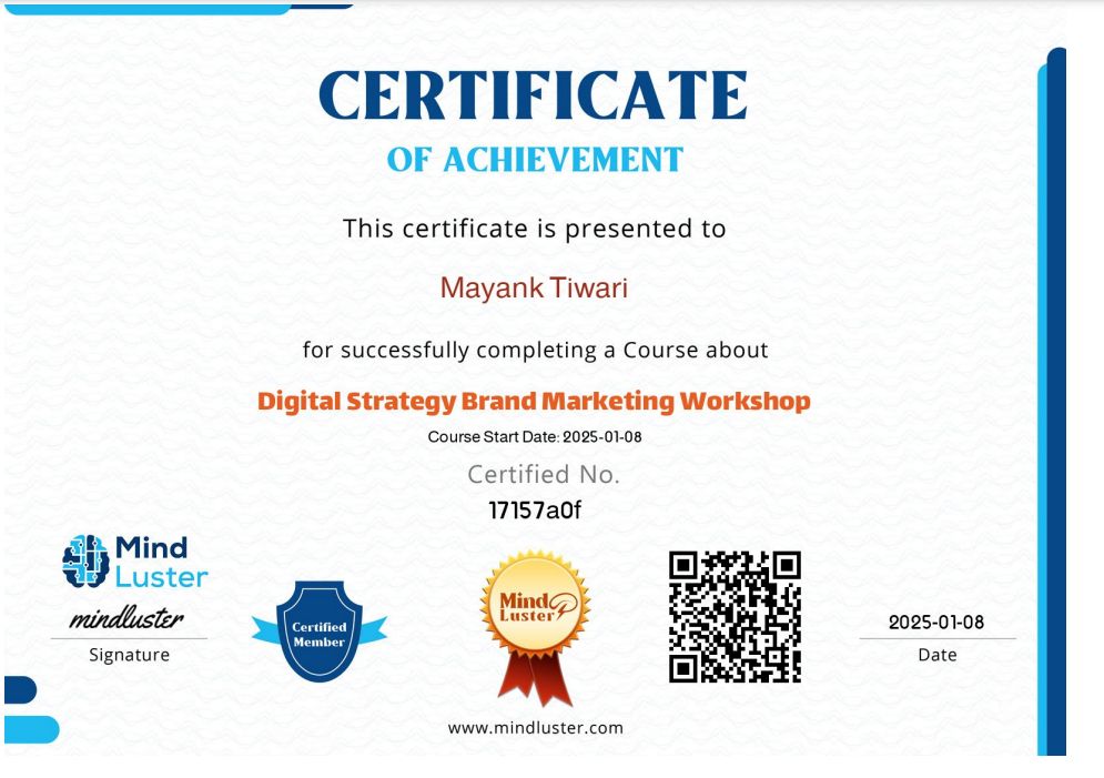 MAYANK TIWARI on LinkedIn: #digitalstrategy #brandmarketing # ... MAYANK TIWARI on LinkedIn: #digitalstrategy #brandmarketing # ...