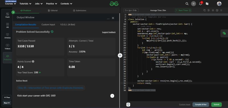 Deepak Katiyar on LinkedIn: #gfg160 #codingjourney #problemsolving #gfg ... Deepak Katiyar on LinkedIn: #gfg160 #codingjourney #problemsolving #gfg ...