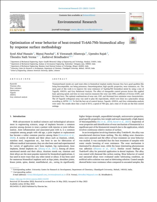 Dr K Viswanath Allamraju on LinkedIn: My research article got published ... Dr K Viswanath Allamraju on LinkedIn: My research article got published ...