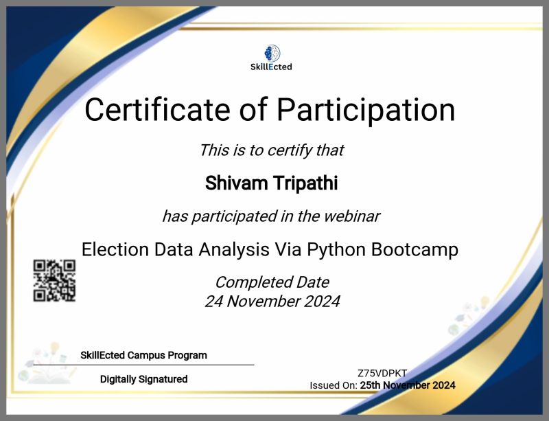 Shivam Tripathi on LinkedIn: #skilldevelopment #datascience #python Shivam Tripathi on LinkedIn: #skilldevelopment #datascience #python