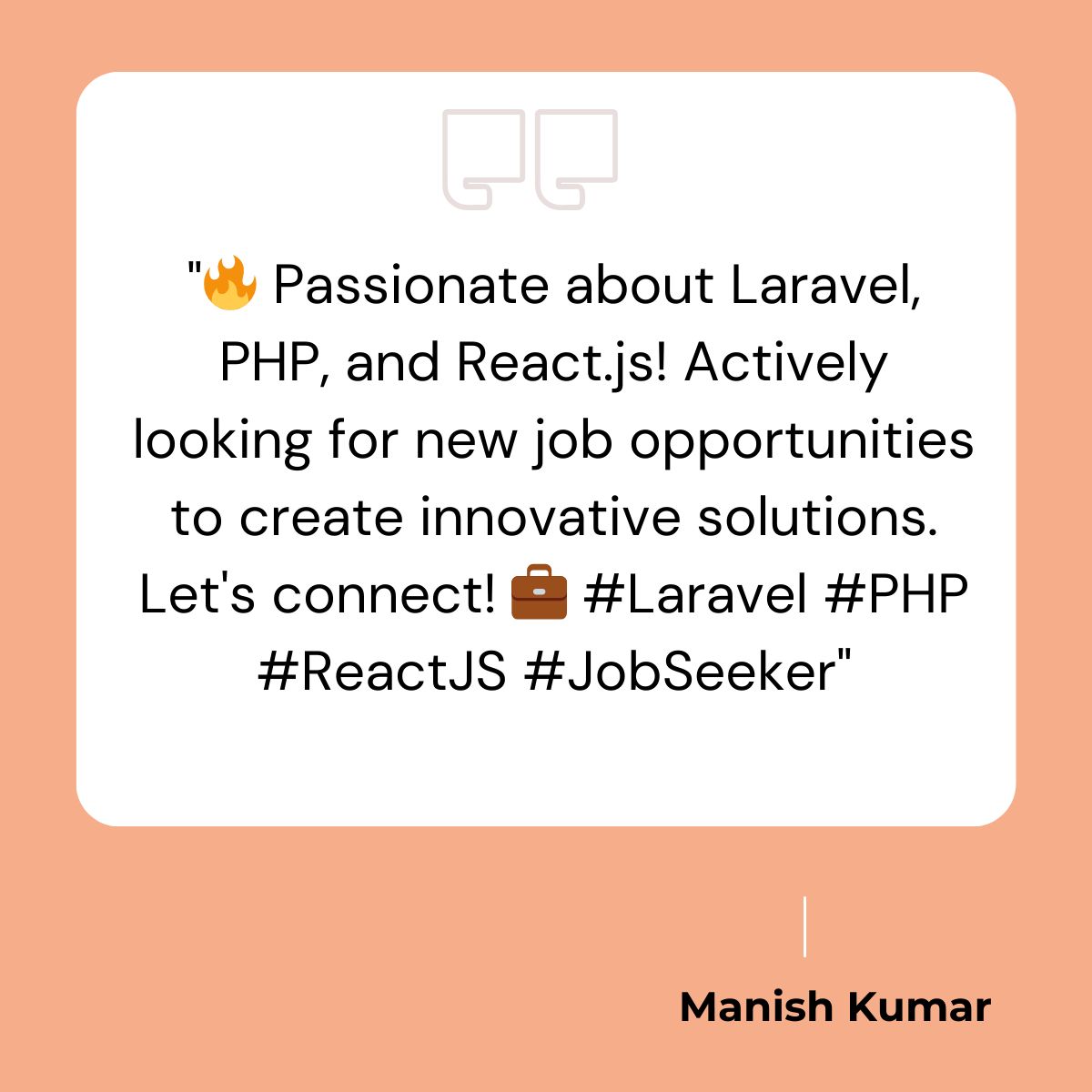 #laravel #php #reactjs #webdevelopment | Manish Kumar #laravel #php #reactjs #webdevelopment | Manish Kumar
