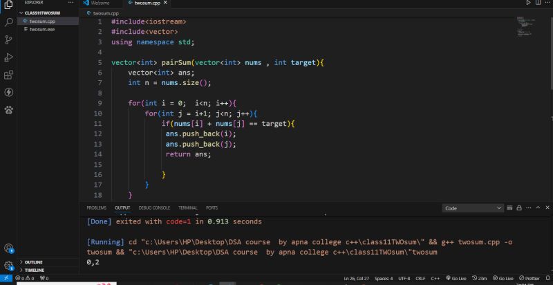 #dsa #leetcodejourney #twosum #codingjourney #problemsolving ... #dsa #leetcodejourney #twosum #codingjourney #problemsolving ...