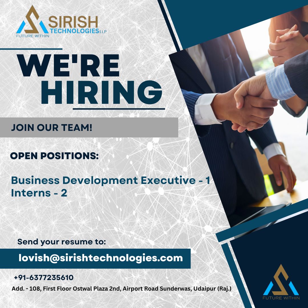 Lovish Chhajed on LinkedIn: #hiring Lovish Chhajed on LinkedIn: #hiring