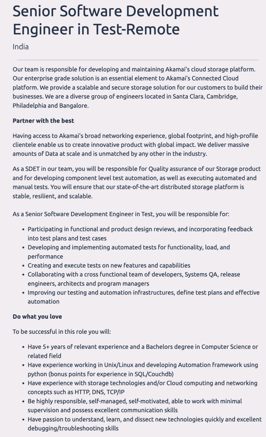 Sachin Bhardwaj on LinkedIn: #itjobs #layoffs #sdet #software #linux Sachin Bhardwaj on LinkedIn: #itjobs #layoffs #sdet #software #linux