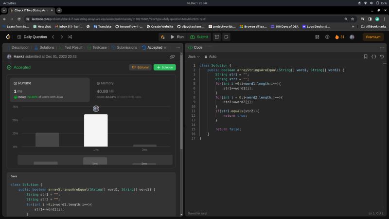 Harizibam V on LinkedIn: #day34 #100daysofcodechallenge #leetcode Harizibam V on LinkedIn: #day34 #100daysofcodechallenge #leetcode