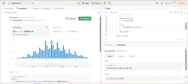 #leetcode75 #leetcode75 #dsa #leetcode #codingchallenge #monotonicstack ... #leetcode75 #leetcode75 #dsa #leetcode #codingchallenge #monotonicstack ...