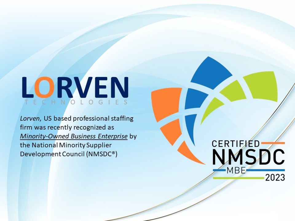 Lorven Technologies Inc. on LinkedIn: #nmsdc #nmsdc2023 #mbe #mbes # ... Lorven Technologies Inc. on LinkedIn: #nmsdc #nmsdc2023 #mbe #mbes # ...