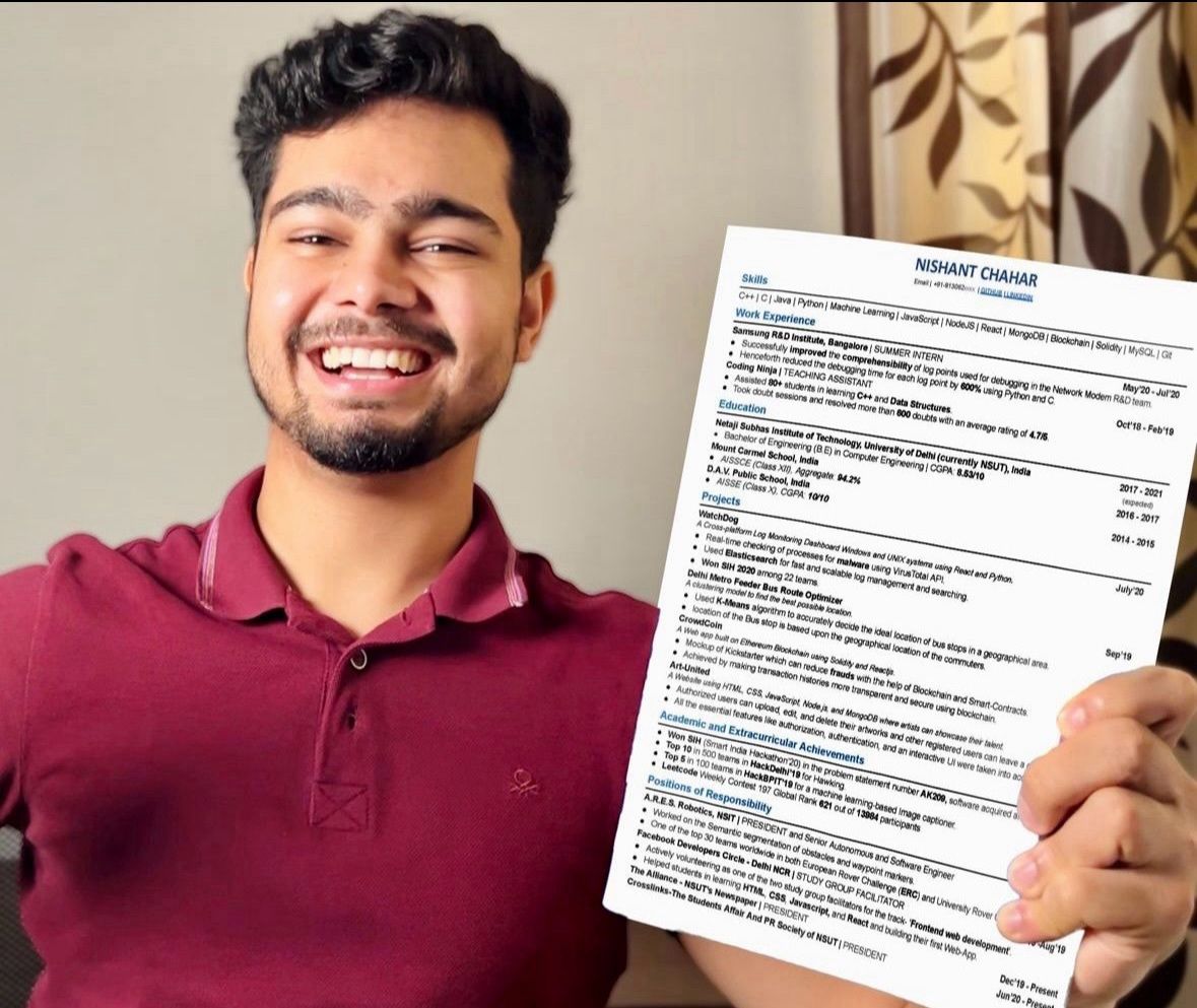 Nishant Chahar on LinkedIn: #resume #hiring #coding #deepseek | 40 comments Nishant Chahar on LinkedIn: #resume #hiring #coding #deepseek | 40 comments