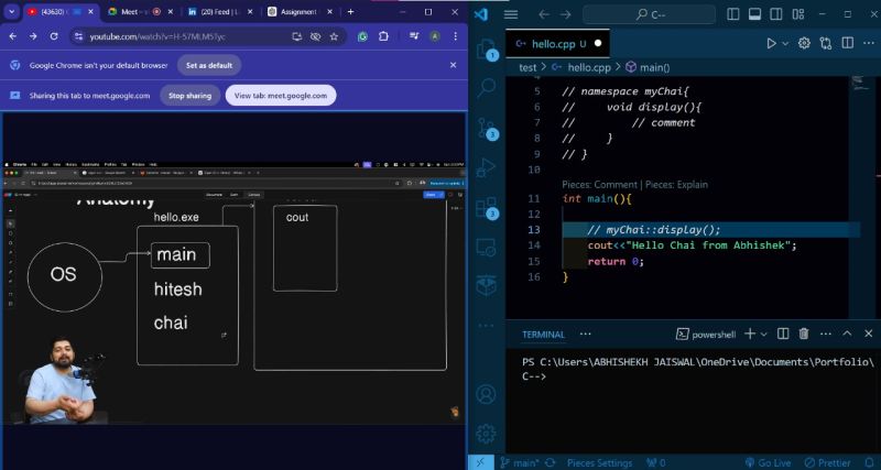 Khushi Verma on LinkedIn: #programming #cplusplus #chaiaurcode # ... Khushi Verma on LinkedIn: #programming #cplusplus #chaiaurcode # ...