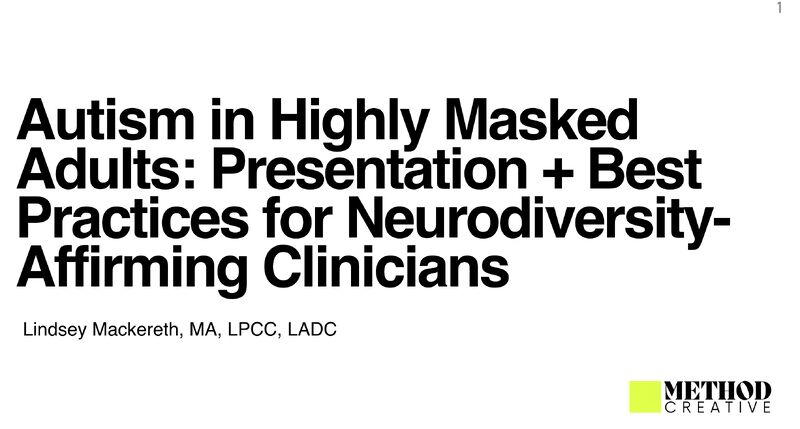 Lindsey Mackereth MA, LPCC, LADC on LinkedIn: #neurocomplexity #autism ... Lindsey Mackereth MA, LPCC, LADC on LinkedIn: #neurocomplexity #autism ...