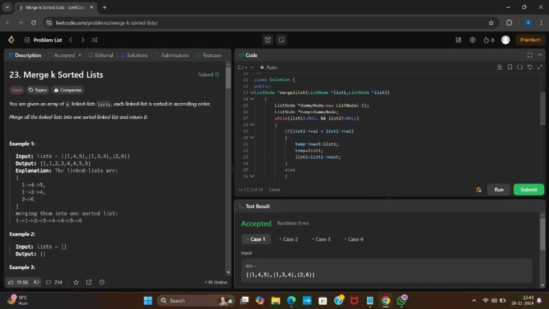 Suraj keshri on LinkedIn: That's fantastic! Solving a LeetCode hard ... Suraj keshri on LinkedIn: That's fantastic! Solving a LeetCode hard ...
