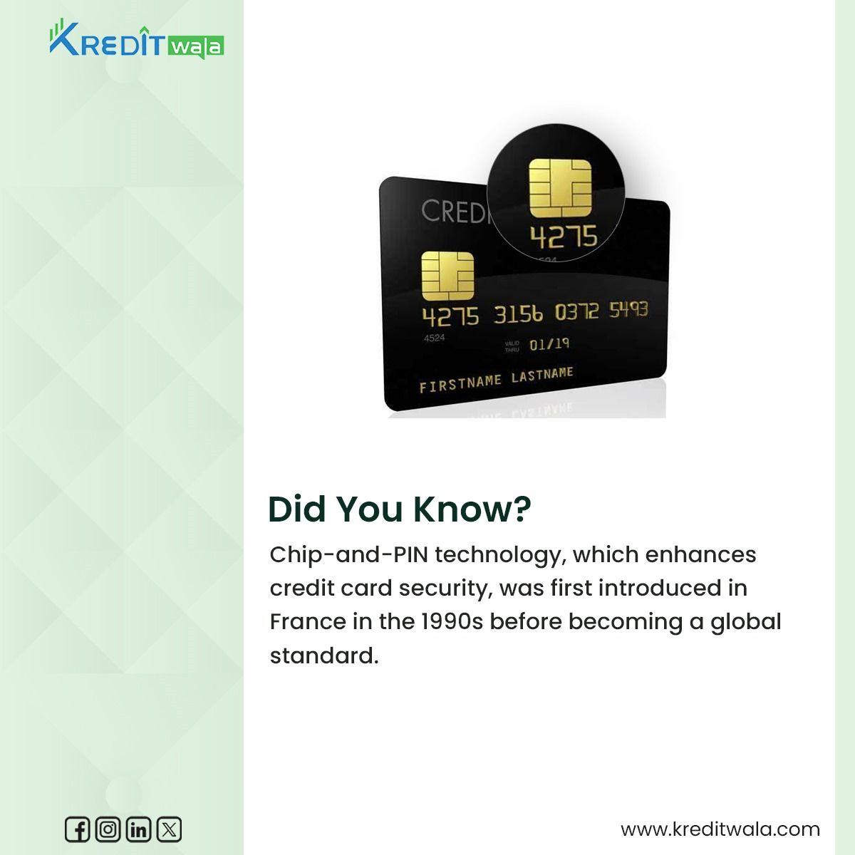 Kredit Wala on LinkedIn: #didyouknow #chipandpin #securepayments # ... Kredit Wala on LinkedIn: #didyouknow #chipandpin #securepayments # ...