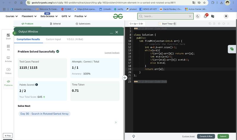 #dsa #geeksforgeeks #codingchallenge #problemsolving #learningeveryday ... #dsa #geeksforgeeks #codingchallenge #problemsolving #learningeveryday ...