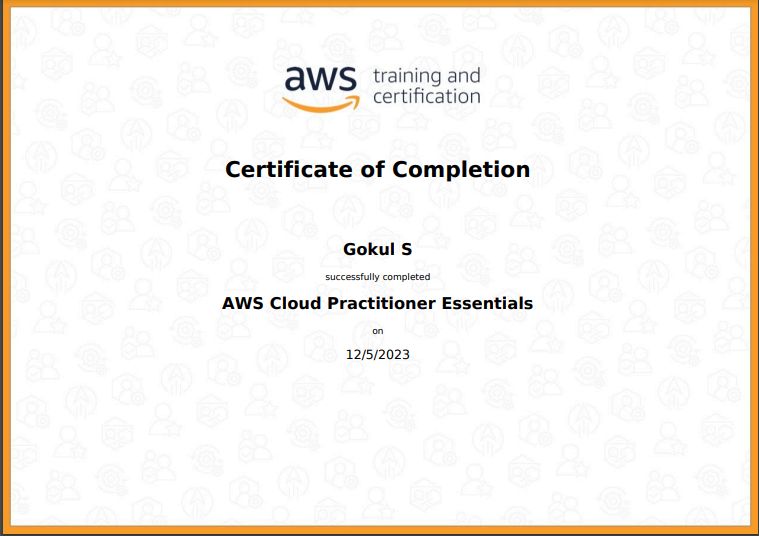 Gokul Selvadurai on LinkedIn: Hello connections, along with my AWS ... Gokul Selvadurai on LinkedIn: Hello connections, along with my AWS ...