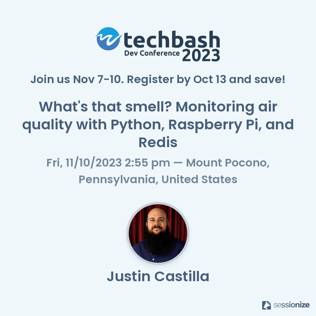 TechBash Foundation on LinkedIn: #techbash #iot #python #redis # ... TechBash Foundation on LinkedIn: #techbash #iot #python #redis # ...