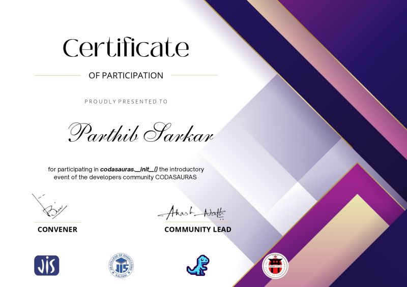 Parthib Sarkar on LinkedIn: #coding #community #learning Parthib Sarkar on LinkedIn: #coding #community #learning
