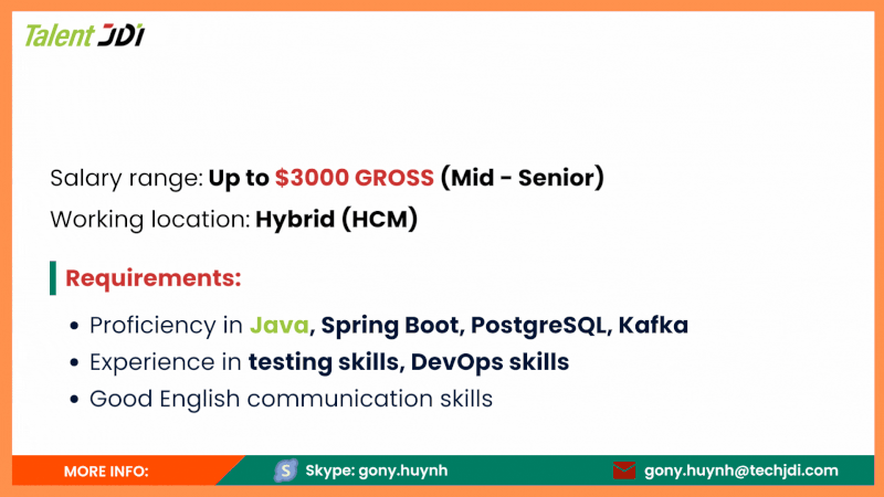 Gony Huynh on LinkedIn: #java #hcm Gony Huynh on LinkedIn: #java #hcm