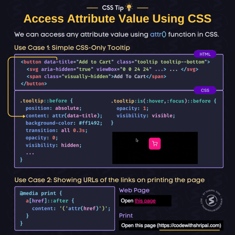 Shripal Soni on LinkedIn: CSS Tip 💡 You may not know that we can access ... Shripal Soni on LinkedIn: CSS Tip 💡 You may not know that we can access ...