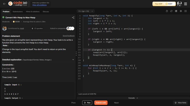 Rohit Chauhan on LinkedIn: #dsa #heap #algorithms #learningjourney #coding Rohit Chauhan on LinkedIn: #dsa #heap #algorithms #learningjourney #coding