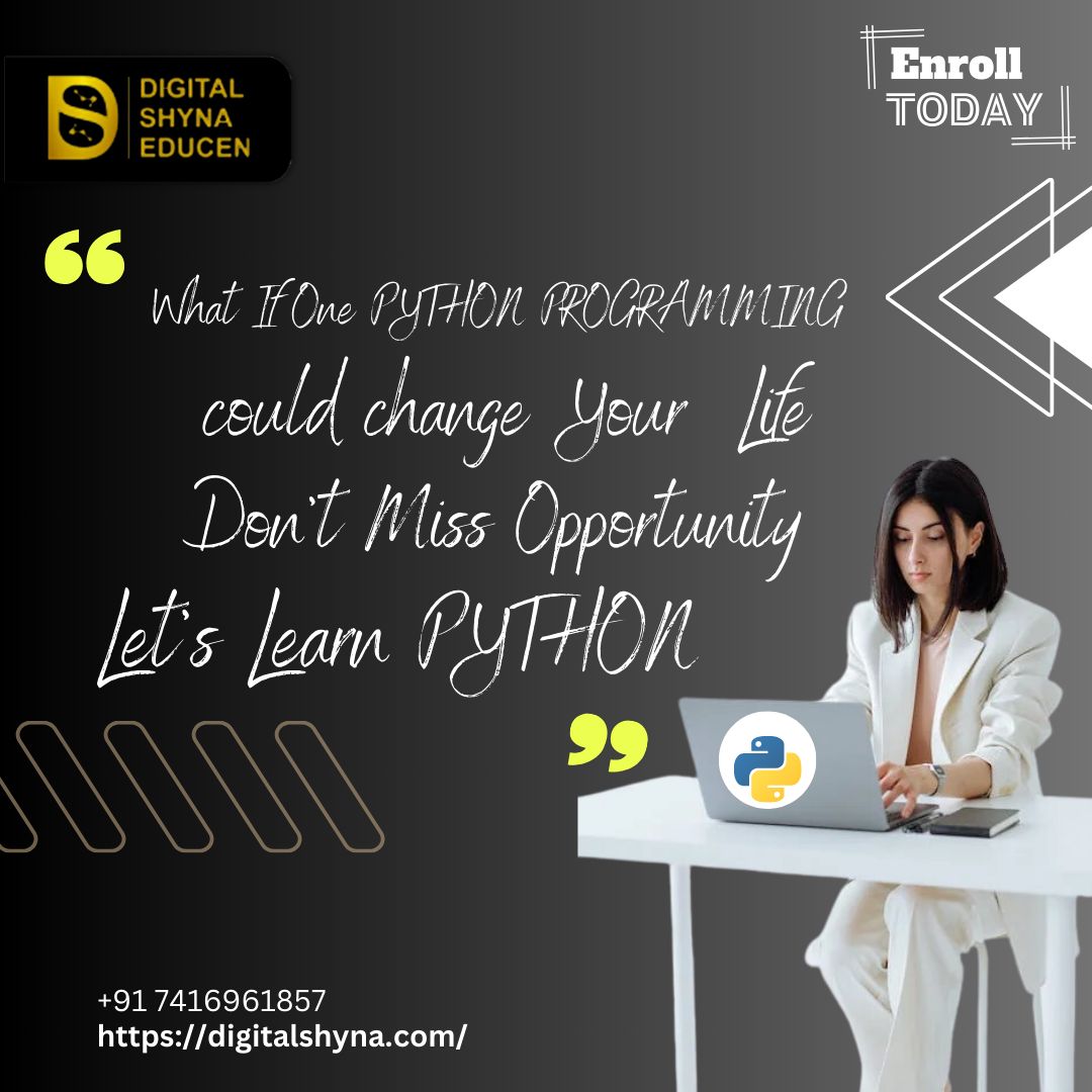 Learn PYTHON with Digitalshyna | Apoorva .G Suryavanshi posted on the ... Learn PYTHON with Digitalshyna | Apoorva .G Suryavanshi posted on the ...