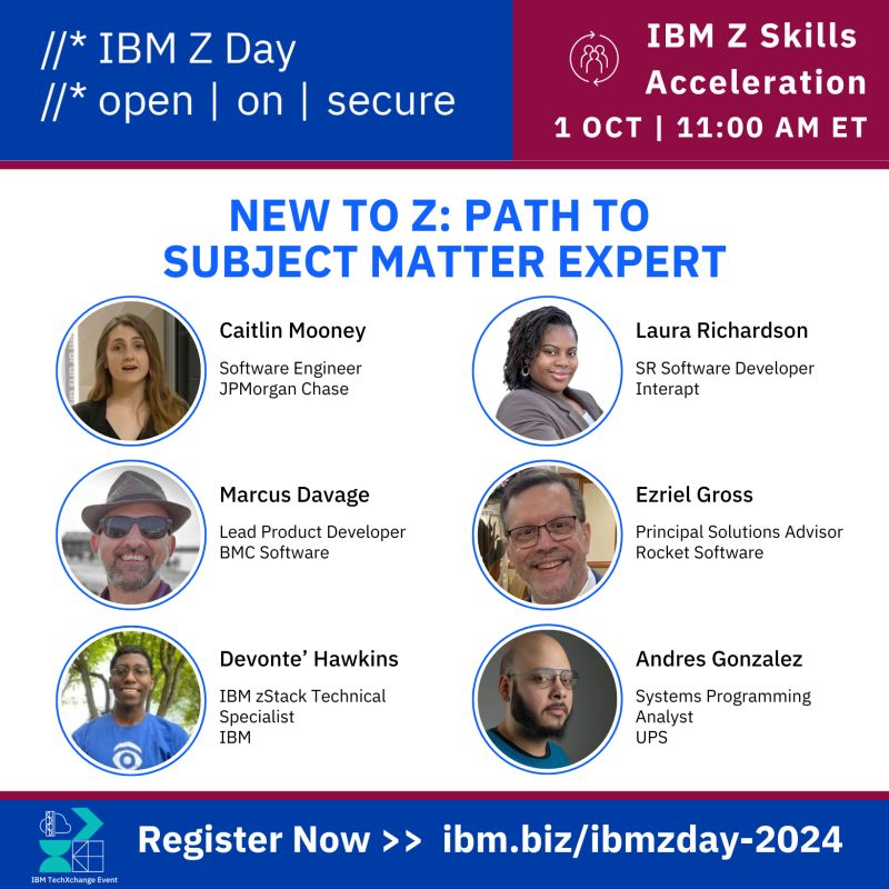 Shari Chiara on LinkedIn: #ibmzday #ibmchampion Shari Chiara on LinkedIn: #ibmzday #ibmchampion
