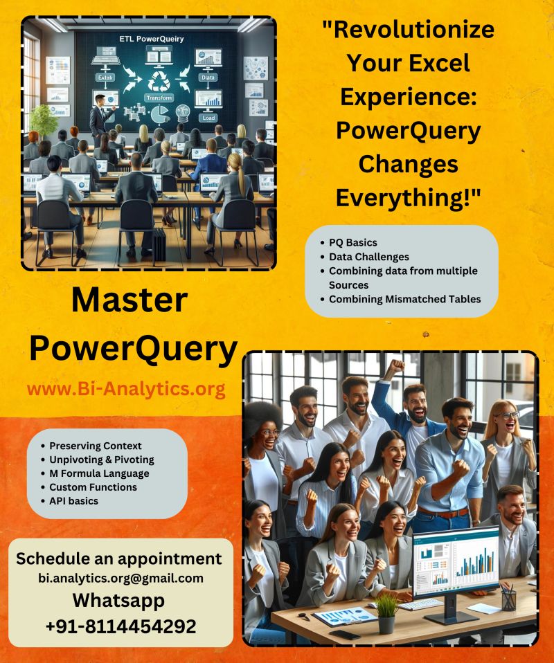 Advanced MS EXCEL, Power Query, Power BI skills for Business ... Advanced MS EXCEL, Power Query, Power BI skills for Business ...