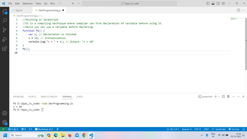 How variable hoisting works in javascript | Devendra Jha posted on the ... How variable hoisting works in javascript | Devendra Jha posted on the ...