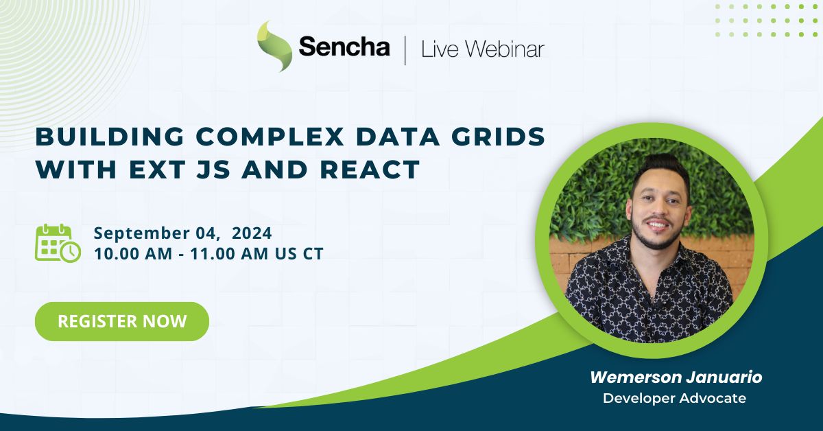 Sencha on LinkedIn: #extjs #react #datagrid #webdevelopment #webinar Sencha on LinkedIn: #extjs #react #datagrid #webdevelopment #webinar