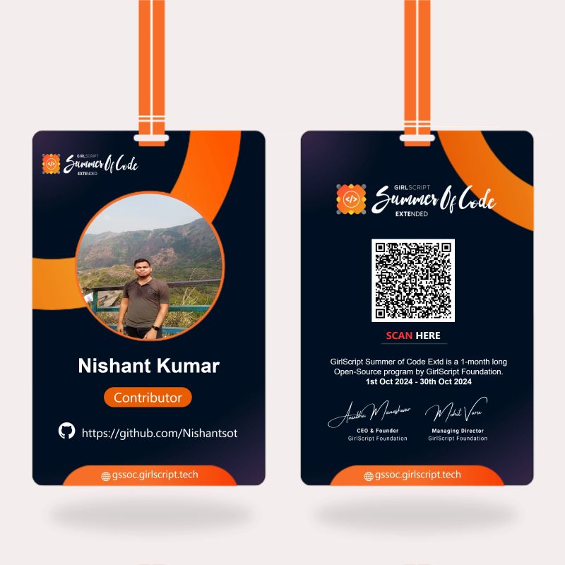 nishant kumar on LinkedIn: #gssoc2024 #opensource #coding #community nishant kumar on LinkedIn: #gssoc2024 #opensource #coding #community