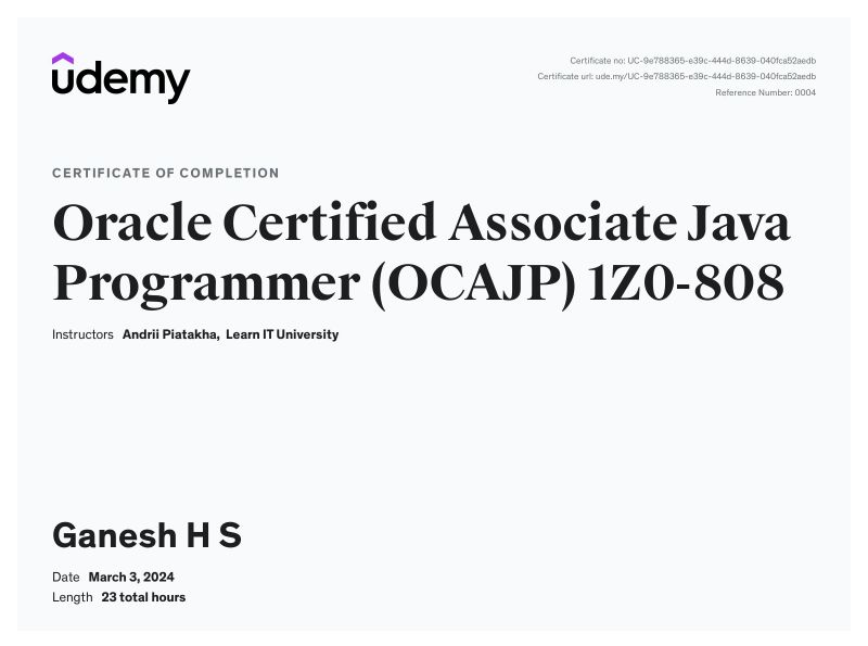 Ganesh H S on LinkedIn: #javaprogramming #javajobs | 10 comments Ganesh H S on LinkedIn: #javaprogramming #javajobs | 10 comments