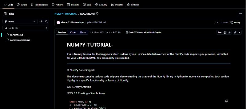 CHARAN TEJA on LinkedIn: #python #numpy #datascience #tutorial # ... CHARAN TEJA on LinkedIn: #python #numpy #datascience #tutorial # ...