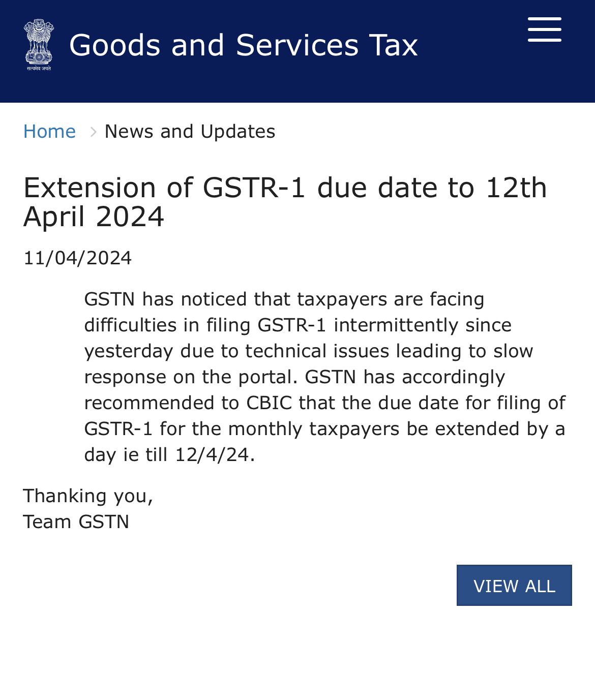 FCA Namrata Malik on LinkedIn: GSTN recommended CBIC for extending due ... FCA Namrata Malik on LinkedIn: GSTN recommended CBIC for extending due ...