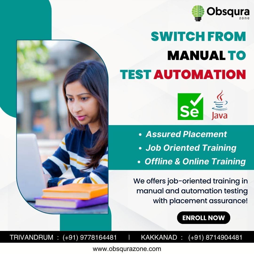 Obsqura Zone on LinkedIn: #seleniumtesting #java #testing # ... Obsqura Zone on LinkedIn: #seleniumtesting #java #testing # ...