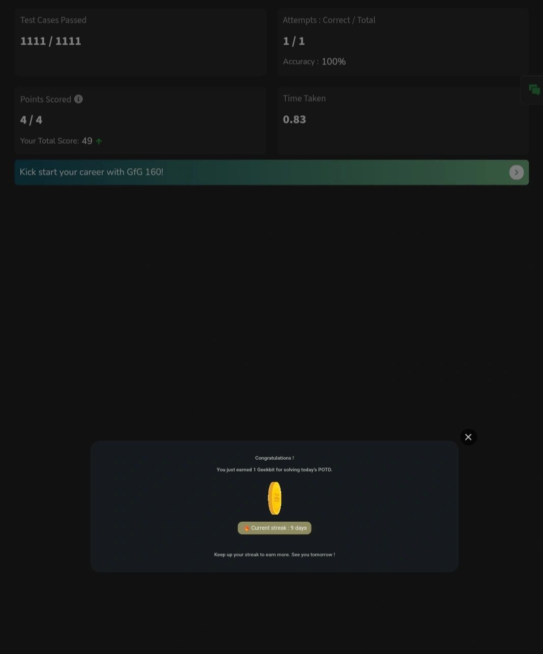 Jagana Deepak Kumar on LinkedIn: #gfgchallenge #codingjourney # ... Jagana Deepak Kumar on LinkedIn: #gfgchallenge #codingjourney # ...